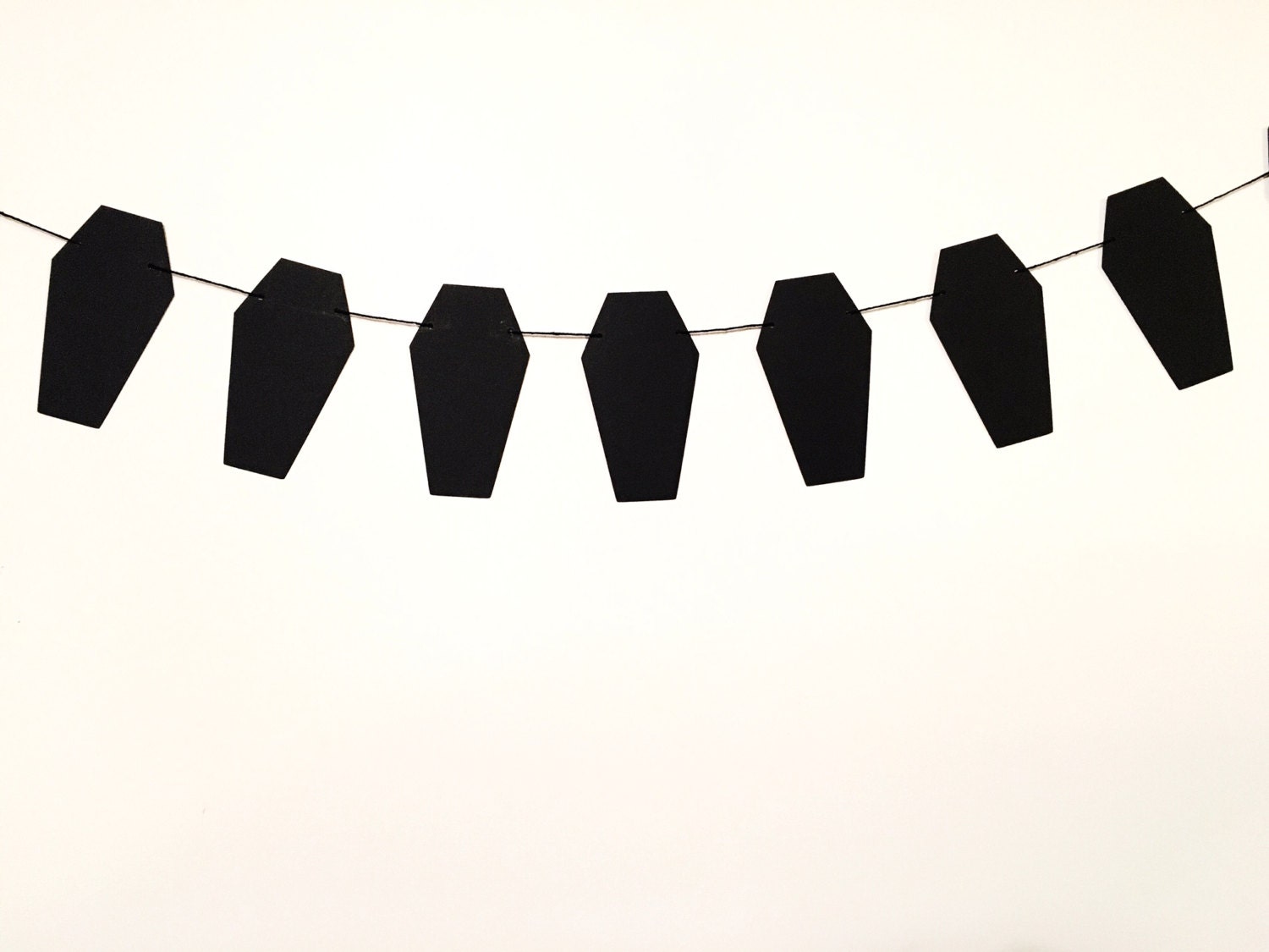 Coffin Banner Garland Home Decor Party by ShadesOfMint on Etsy