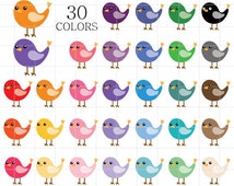 Popular items for bird clipart on Etsy