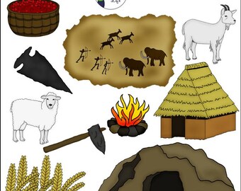 Early man humans | Etsy