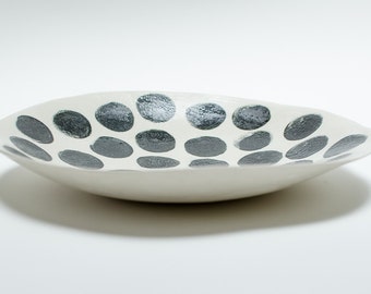 Shallow ceramic bowl | Etsy