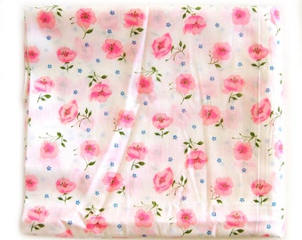 Blue rose fabric | Etsy