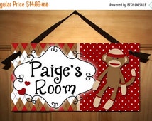 Unique sock monkey decor related items | Etsy