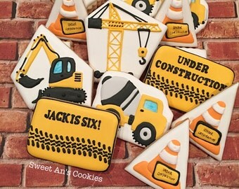 Construction cookies | Etsy