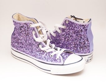 Lavender converse | Etsy