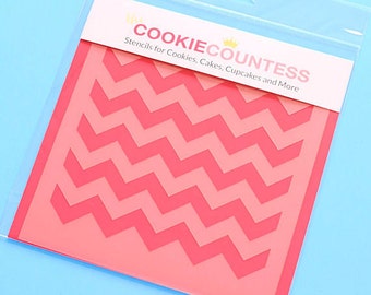 Chevron stencil | Etsy