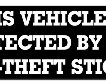 Anti theft sticker | Etsy