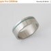 turquoise ring titanium ring titanium wedding band by aboutjewelry