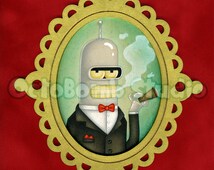 Unique futurama art related items | Etsy