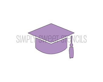 Graduation stencil | Etsy