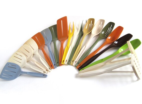 Nylon Plastic Foley Kitchen Utensils 1970s by LaurasLastDitch