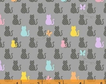 Novelty cat fabric | Etsy