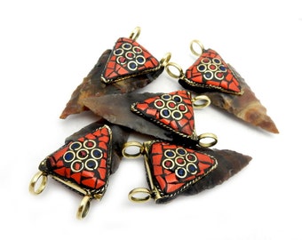 Shark Tooth CONNECTOR Real Shark Tooth Pendant by jewelersparadise