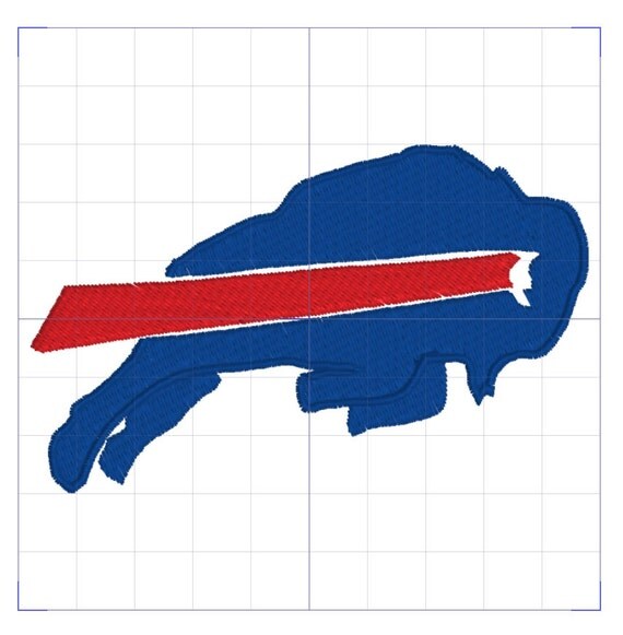 Buffalo Bills NFL Embroidery Design File by LittleWolfStudios