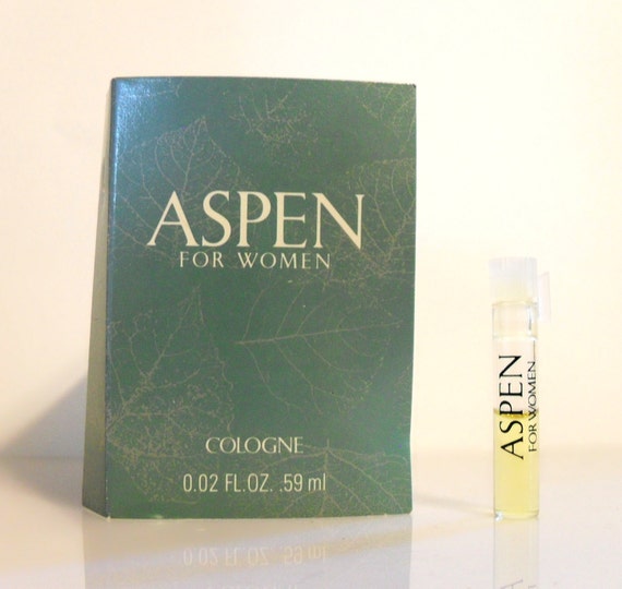 Vintage 1990s Aspen for Women 0.02 oz Cologne Sample Vial on