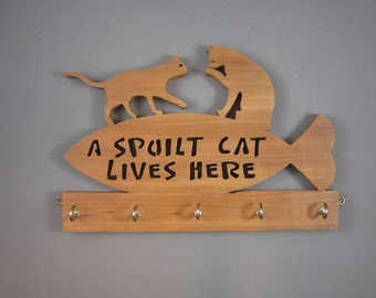 Cat key holder | Etsy