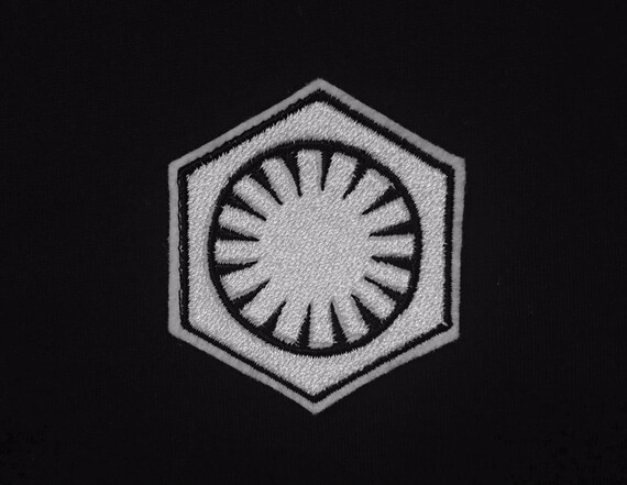 First Order Emblem Star Wars Embroidered Iron-on Patch