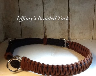 Custom braided paracord tack made to last by TiffanysBraidedTack