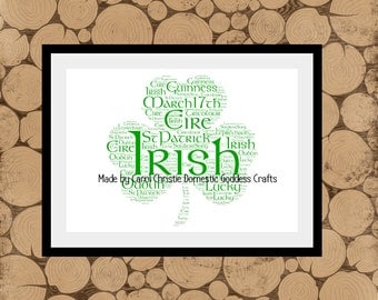 Irish word art | Etsy