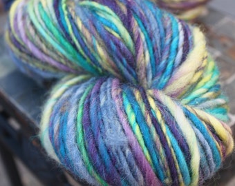 Blue purple yarn | Etsy