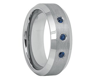 High Polish Tungsten Wedding BandTungsten by Lasercraftdesign