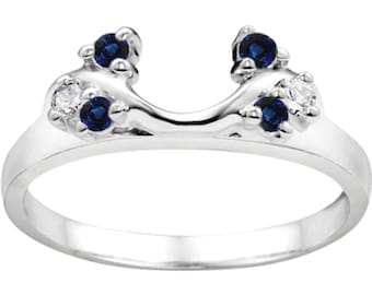 Sapphire ring guard | Etsy