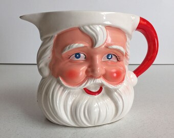 Santa pitcher | Etsy