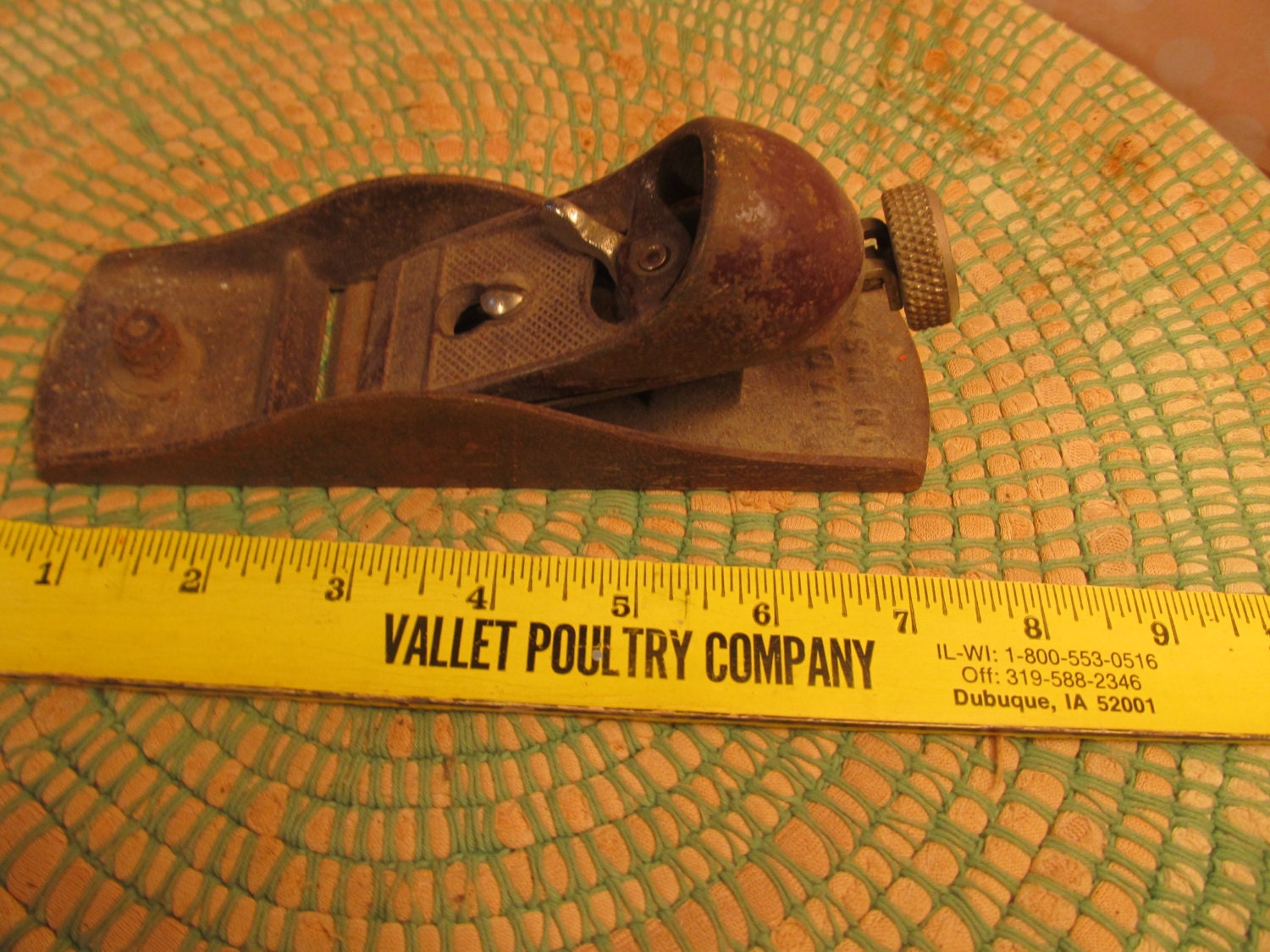 Hand plane; carpenter’s plane for woodworking; Made in USA; sturdy cast ...