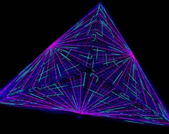 Triangle string art | Etsy