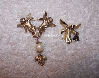 Angel brooch | Etsy