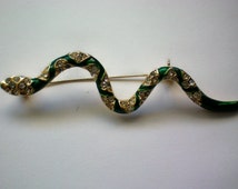 Unique snake pin related items | Etsy