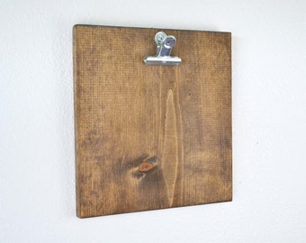 Wooden clipboard | Etsy