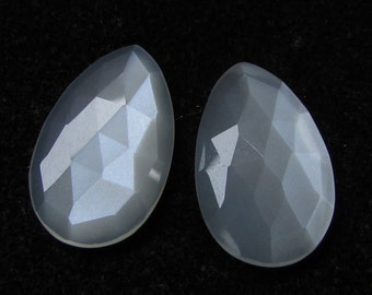 Rose cut moonstone | Etsy