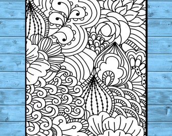 Zendoodle coloring | Etsy