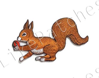 Unique squirrel applique related items | Etsy