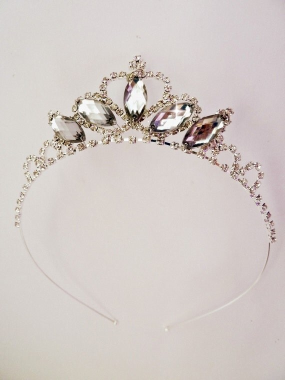 Toddler Crystal Tiara Flower Girls Tiara Birthday Tiara