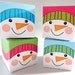 Christmas Box Template Printable Snowman by LilCubbyPrintables