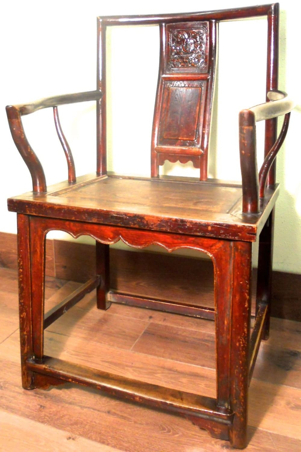Antique Chinese Ming Arm Chair (5477), Cypress/Elm Wood, Circa 1800 ...