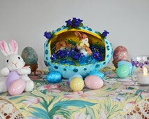 Unique easter egg diorama related items | Etsy