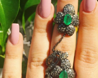 Full finger ring | Etsy