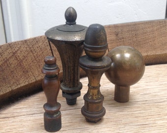 Brass lamp finial | Etsy