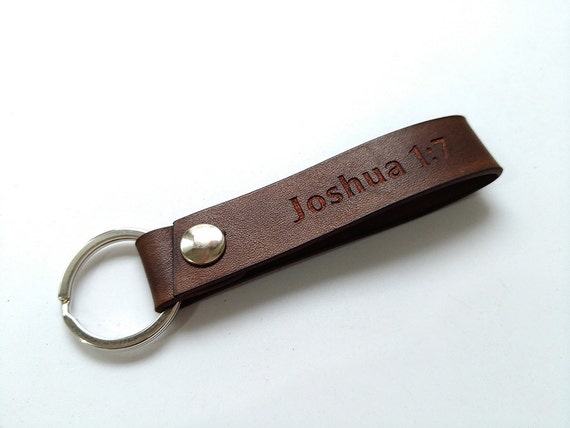 Mens keychain key holder key fob key case by TAleatherworks