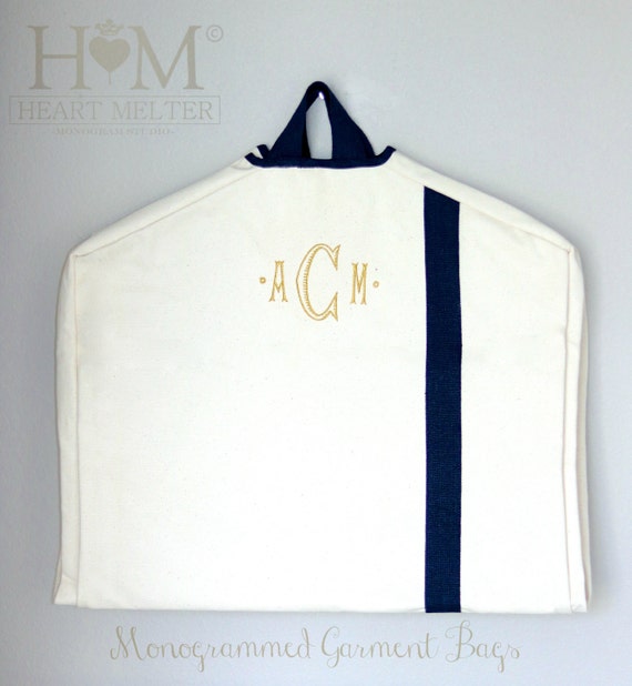 Monogrammed Garment Bag Luggage | semashow.com