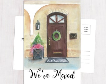 Unique weve moved cards related items | Etsy