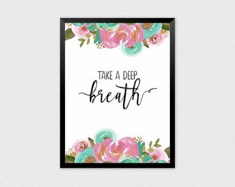 Take a deep breath | Etsy