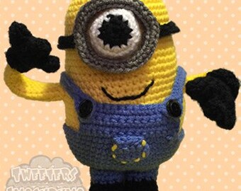 Crochet Minion backpack PDF PATTERN