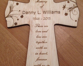 Engraved cross | Etsy