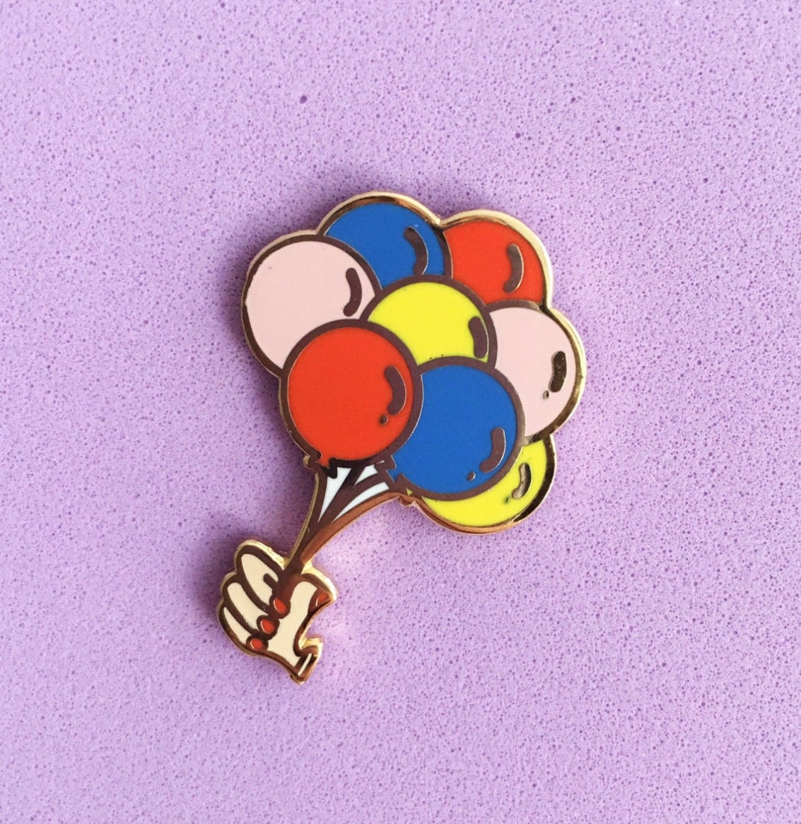 Balloons Bunch Pin Hard Enamel Cute Balloons Lapel Pin