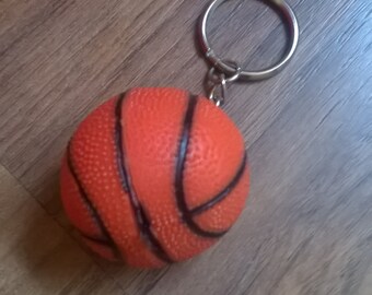 Basketball keychain | Etsy