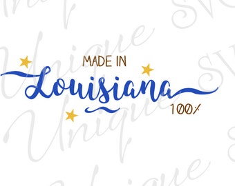 Louisiana silhouette | Etsy