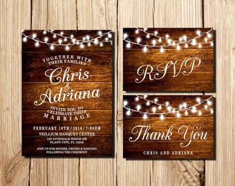 Engagement Party Invitation Rustic Engagement Party